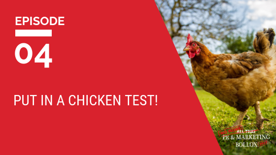 Make sure you put a chicken test in your project!
